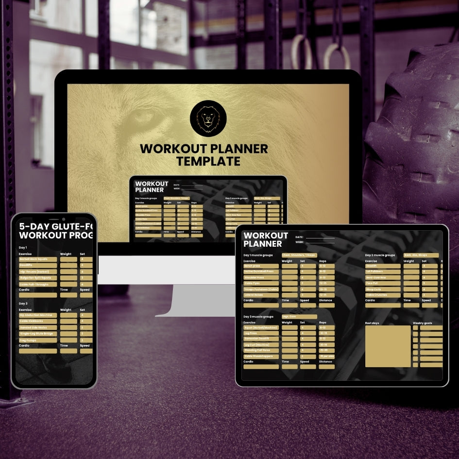 WORKOUT TEMPLATES EN SCHEMA'S – Great Gainz